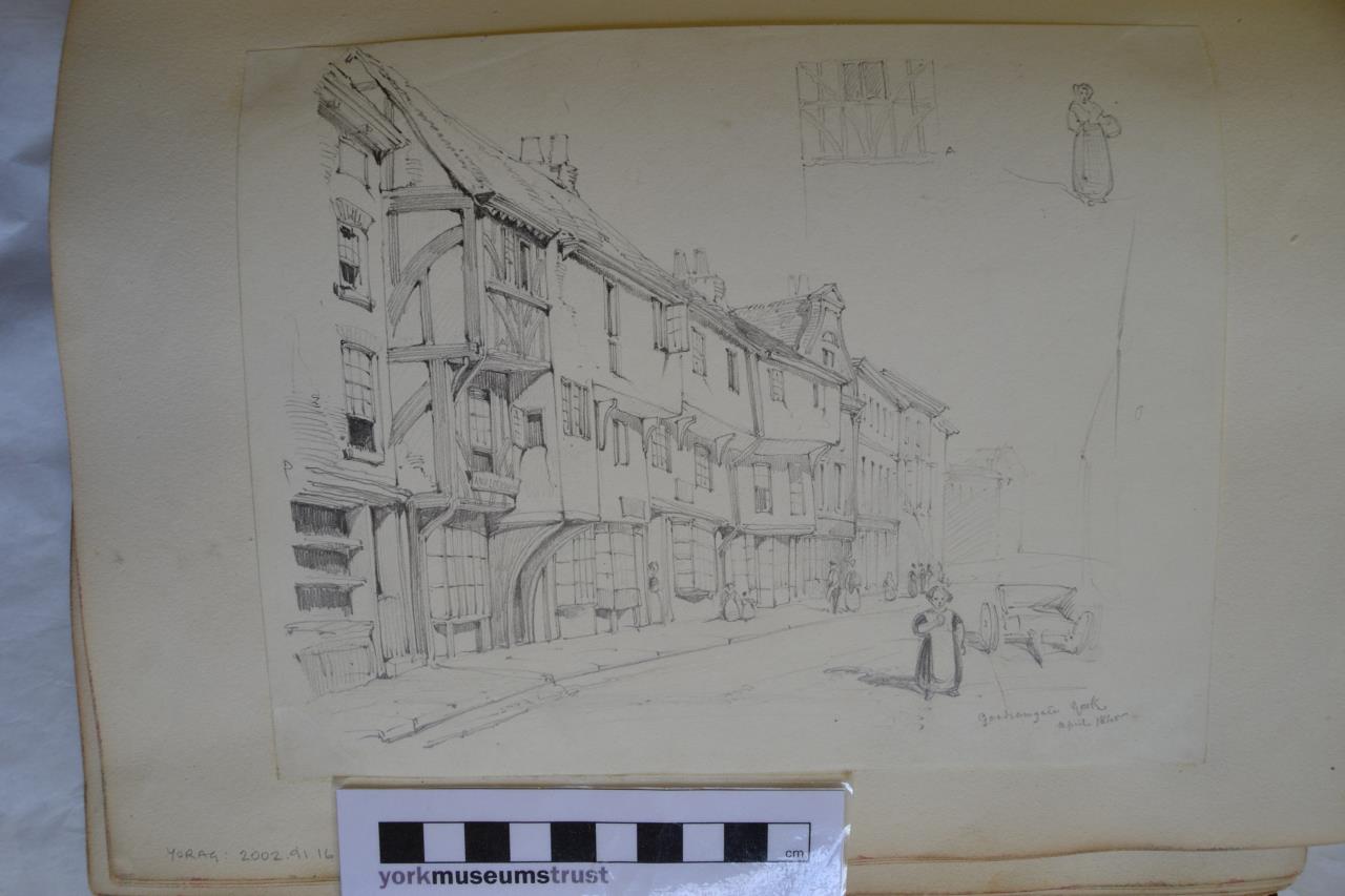 Download image | Goodramgate, York, April 1840. | York Museums Trust
