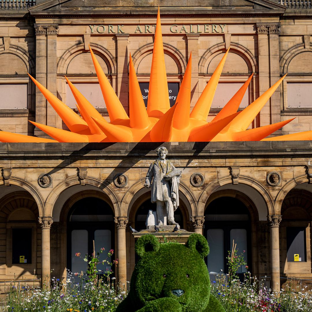 Eye-catching installation on York Art Gallery ‘interrupts the familiar ...